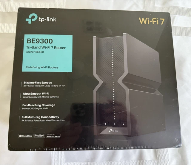 TP-LINK TRI-BAND BE9300 WiFi 7 Router Archer BE550 | 6-Stream 9.2Gbps ...