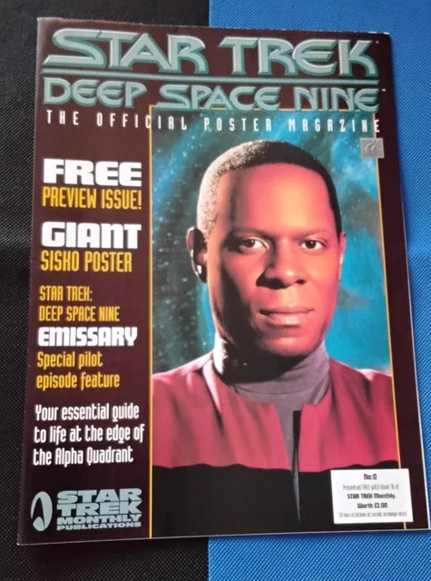 STAR TREK DEEP Space Nine Official Poster Magazine no.0 £4.38 - PicClick UK