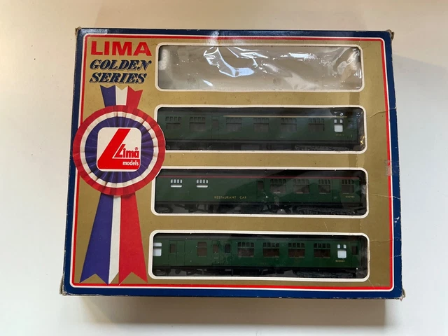 3 X LIMA Southern Region Green Mk1 Coaches OO Gauge £32.02 - PicClick UK