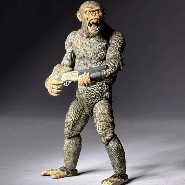 DAWN OF THE PLANET of the APES CAESER POSEABLE FIGURE NECA NEW $32.55 ...
