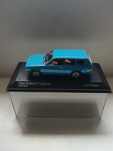 OPEL KADETT C Caravan Bleu Pastel 1973-77 Minichamps 1/43 EUR 39,00 ...