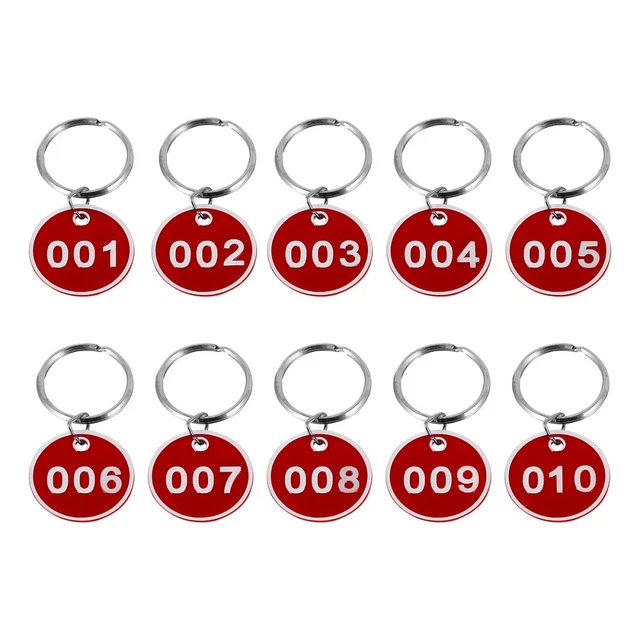 ROUND NUMBER TAGS Numbers ID Tags Key ID Label Tags Number Key Tags 1 ...