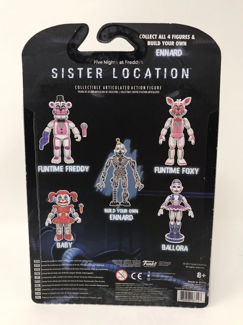 FUNKO FIVE NIGHTS at Freddy's FNAF FUNTIME FOXY ACTION FIGURE Sister ...