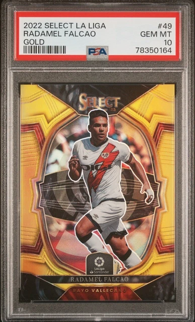 CARTA 2022-23 PANINI Select La Liga Calcio Radamello Falcao Gold Mojo ...