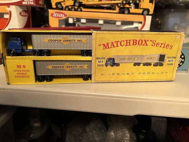 MATCHBOX LESNEY MAJOR Pack #M-9 Hendrickson Cooper Jarret Interstate ...