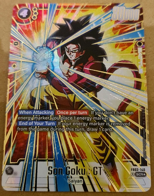 SON GOKU : GT FB03-140 Fusion World SCR V.2 - Alternate Art Dragon Ball Super EUR 45,00 ...