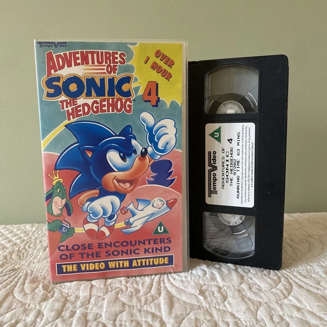 ADVENTURES OF SONIC the hedgehog 4 vhs - Close Encounters Of The Sonic ...