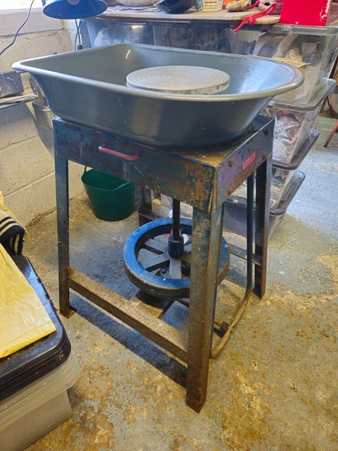 POTTERY WHEEL - Ratcliffe kick (treadle) wheel £75.00 - PicClick UK