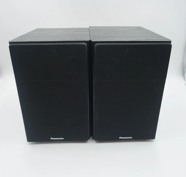 PANASONIC SB-PMX3 3-WAY Bookshelf HiFi Stereo Speakers Black Tested and ...