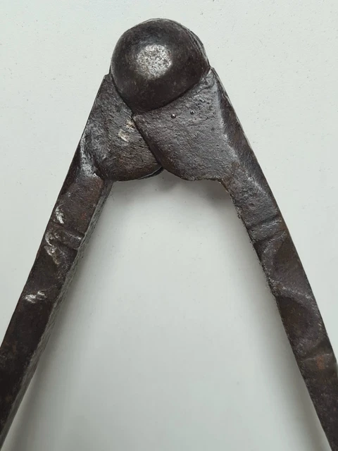 ANCIEN COMPAS DE métier en fer forgé du 18ème XVIIIe art populaire ...