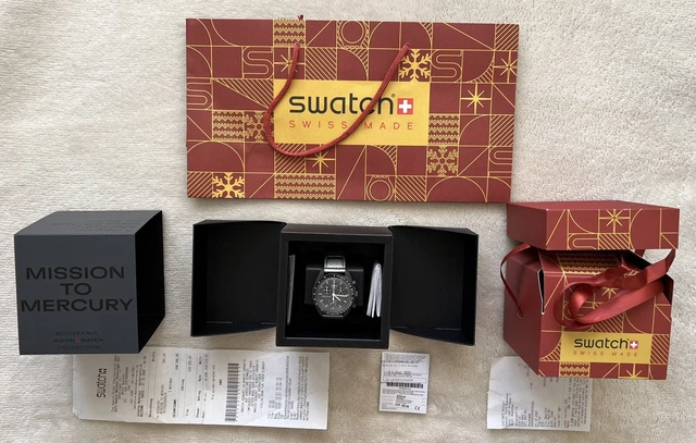 OMEGA X SWATCH BIOCERAMIC MOONSWATCH COLLECTION - MISSION TO MERCURY ...