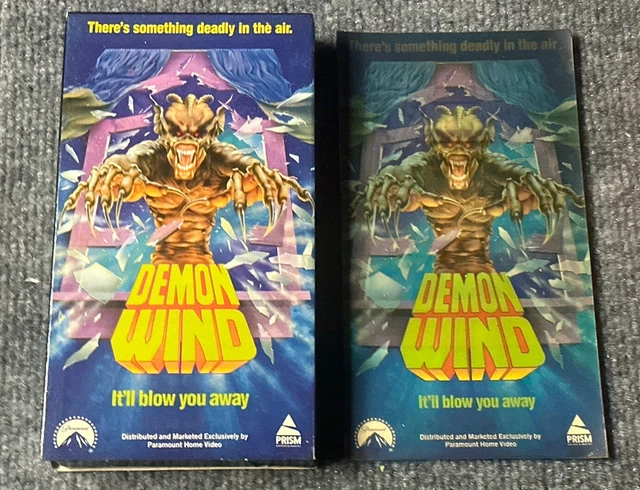 DEMON WIND VHS 1990 Horror Rare Cult Prism Entertainment Movie Tape ...