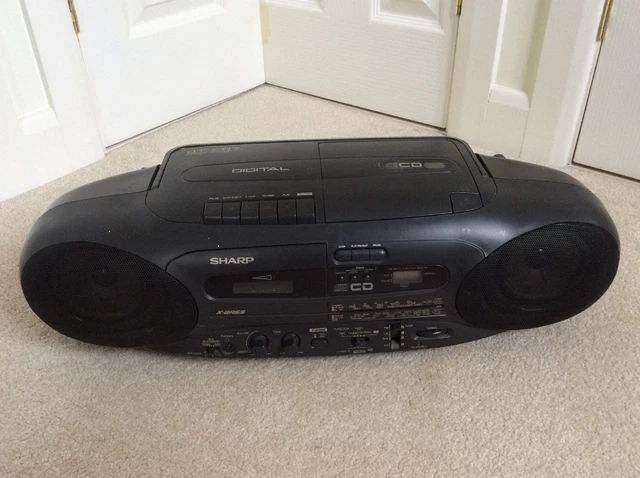 SHARP QT-CD7 STEREO Radio Cassette And CD Player £3.20 - PicClick UK