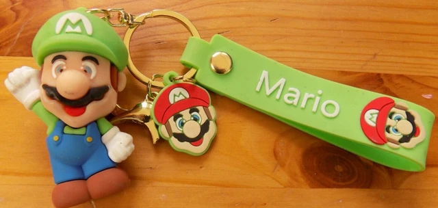 SUPER MARIO 3D Rubber Keychain Keyring for Backpack Keyring for Car ...