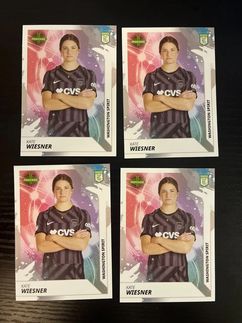 2024 PARKSIDE NWSL Kate Wiesner rookie card RC 4 quattro washington ...