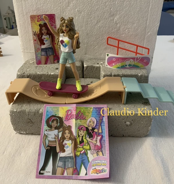 KINDER MAXI SORPRESA Pasqua 2023 BARBIE con Bpz adesivi QR code VDE05 ...