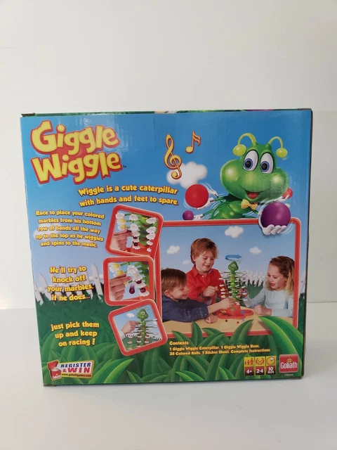 GIGGLE WIGGLE BOARD Game By Goliath Twisting Turning Race To The Top 2 ...