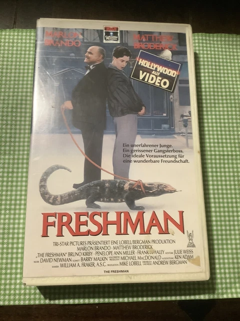 FRESHMAN (1990) MIT Marlon Brando/Matthew Broderick -- VHS -- PAL EUR 5 ...