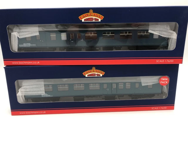 BACHMANN 39-002 BR Mk2A Twin Pack HST Barrier Vehicles Coaches OO Gauge ...