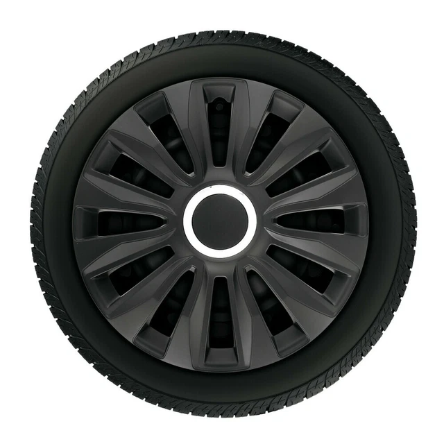 SET 4 ENJOLIVEURS Coupes Coupelles Boulons Roue pour Voiture 15 ...