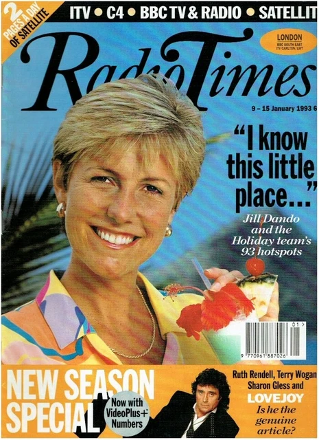 RADIO TIMES JILL DANDO LOVEJOY TERRY WOGAN RUTH RENDELL SHARON GLESS ...