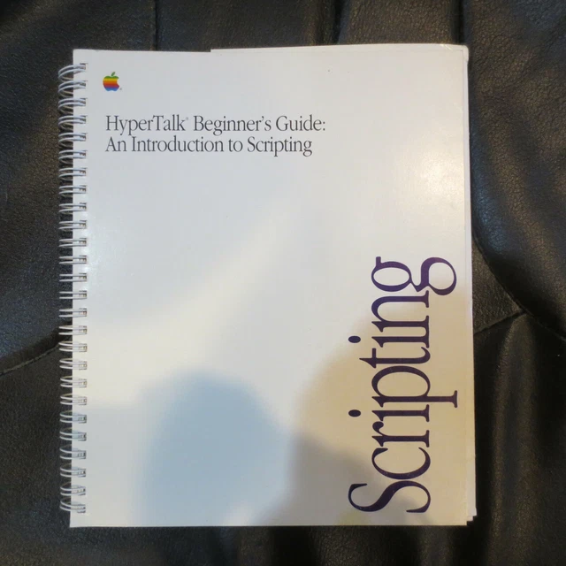 GUIDA PER PRINCIPIANTI vintage Apple Macintosh Hypertalk; 030-3917-A ...