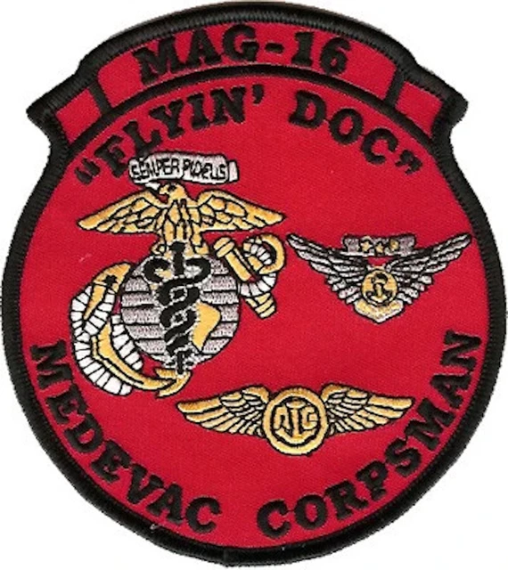 4.5& MAG-16 FLYING Doc Medevac Corpsman Hospital Medical Round ...