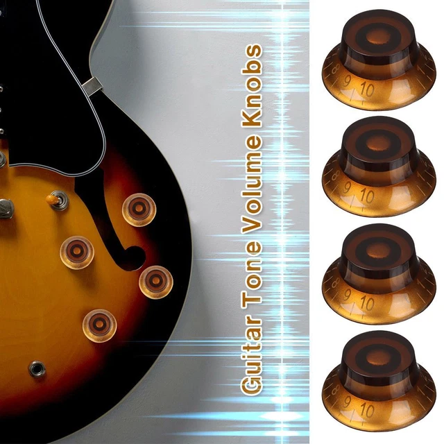 TUNING SWITCH ELECTRIC Guitar Speed Control Tone Volume Knobs For Les ...
