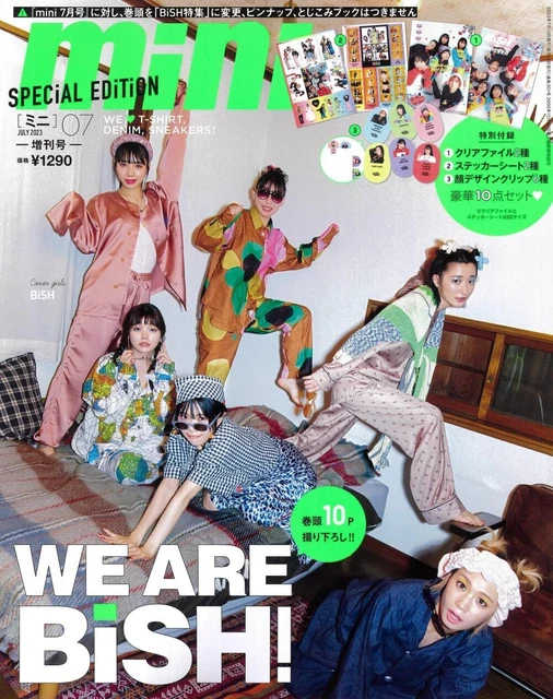MINI JULY 2023 SPECIAL EDITION BiSH SPECIAL EDITION Sticker Clear Files Japanese EUR 50,12 ...