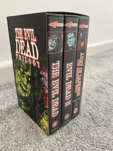 EVIL DEAD TRILOGY Box set VHS Extremely Rare!! £45.00 - PicClick UK