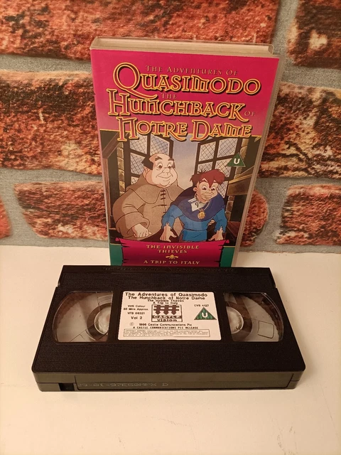 THE ADVENTURES OF Quasimodo The Hunchback Of Notre Dame -vhs 1996 £4.00 ...