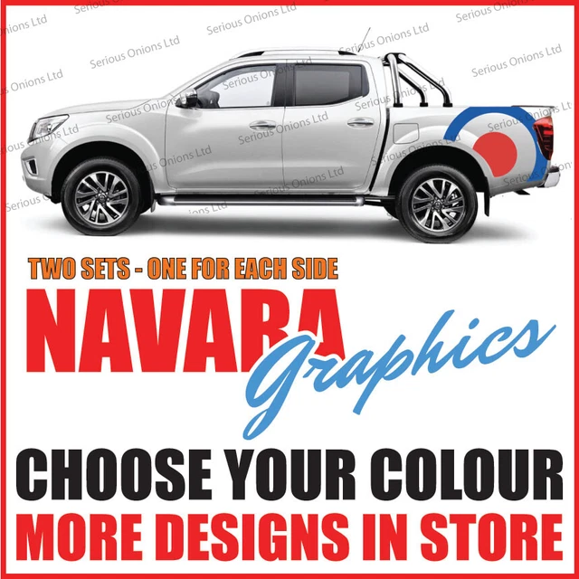 NISSAN NAVARA GRAPHICS Stickers Side Stripes Decals 4X4 truck nv16 £28. ...