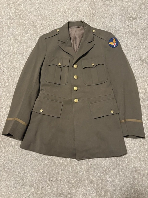 WWII PRE-WAR US Army Air Corps Officer’s Tunic £75.73 - PicClick UK