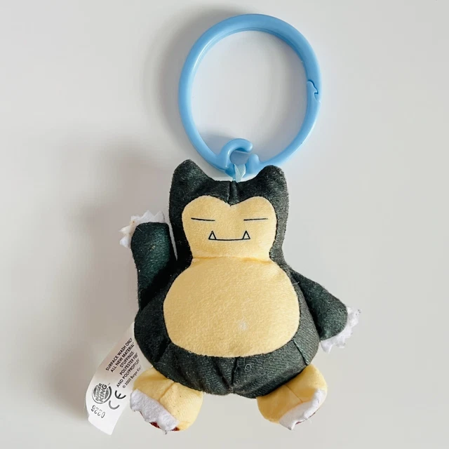VINTAGE BURGER KING Pokemon Snorlax Plush Key Ring 2000 Retro Official ...