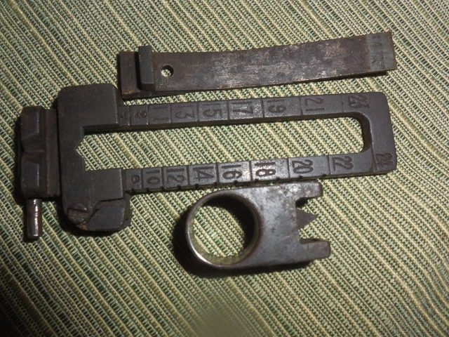 WWII JAPANESE TYPE 39 Arisaka Rifle Front and Rear Sights $19.95 - PicClick