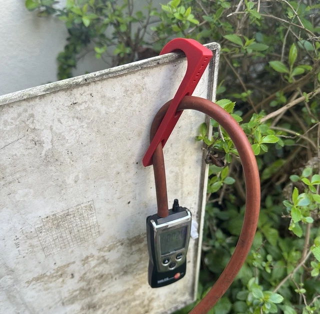 MANOMETER HOOK U GAUGE REGIN HOSE TESTO 510 510i GAS BOILER TOOL UGAUGE ...
