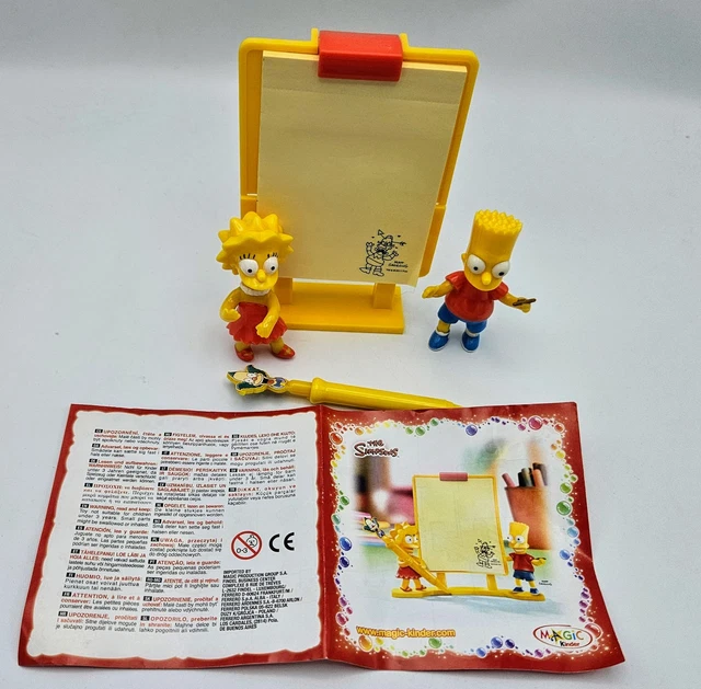 KINDER SURPRISE MAGIC The Simpsons + Map + Box CVNG1 Bart + Lisa £28.48 ...