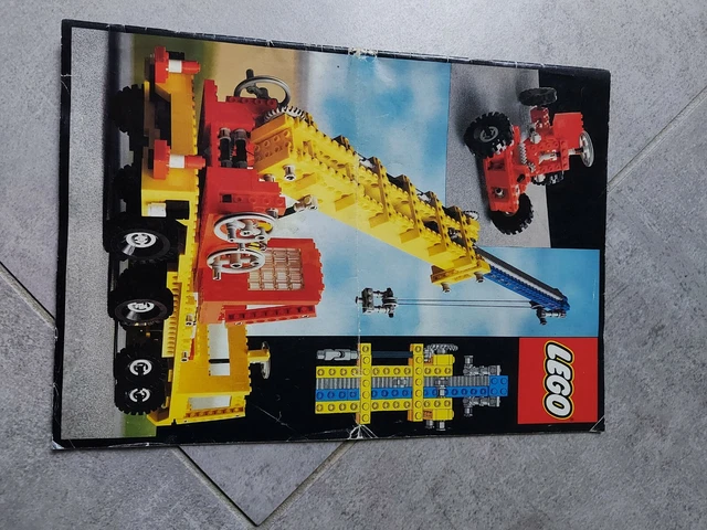1980 VINTAGE LEGO TECHNIC Manual Notice Crane Truck + Other Vehicles £ ...