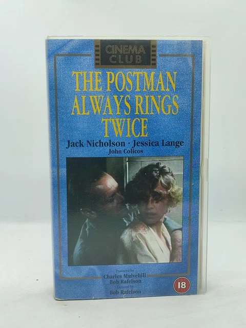 THE POSTMAN ALWAYS Rings Twice On VHS Video Cassette Tape £9.99 ...