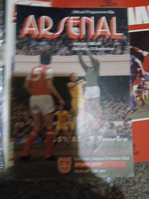 ARSENAL FC FOOTBALL Programmes X 6 from the 1970s & 1980s £1.38 ...