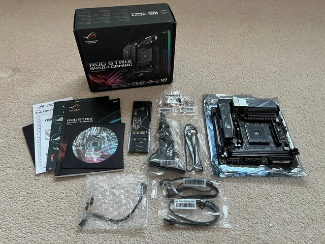 ASUS ROG STRIX B450-I GAMING WiFi / Bluetooth Mini ITX Motherboard (AMD ...