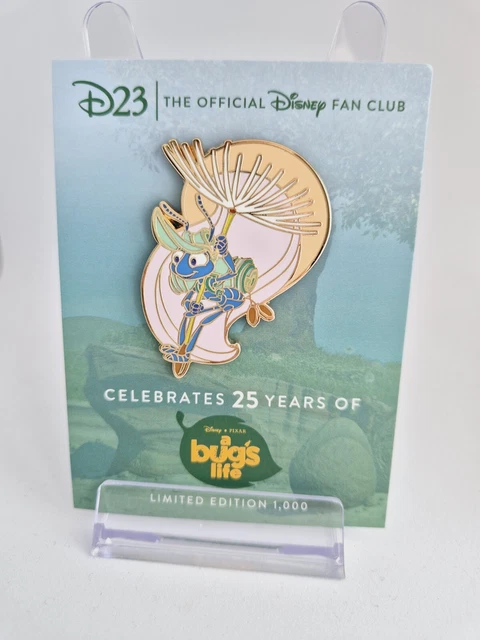 DISNEY D23 EXCLUSIVE Authentic 25 Years Of Pixar A Bugs Life Flick Pin ...