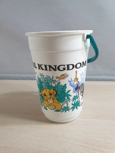 WALT DISNEY WORLD’S Animal Kingdom Souvenir Popcorn Bucket 1990s Lion ...