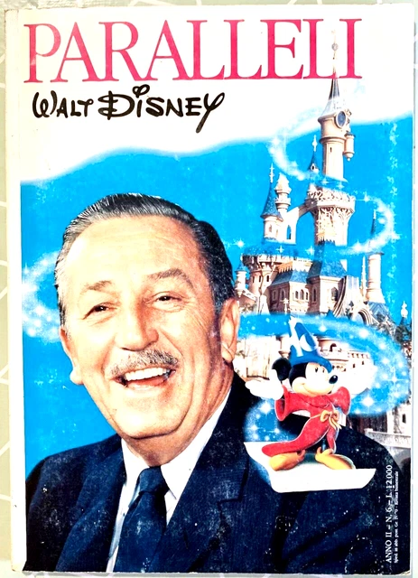 PARALLELI WALT DISNEY con inserti e Gioco/Poster Più che Ottima EUR 14 ...