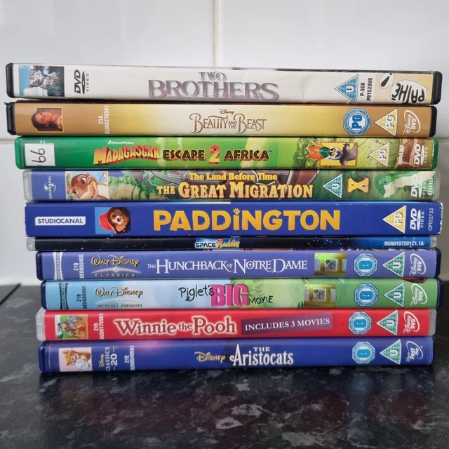 CHILDREN'S FAMILY DVD Bundle Joblot 12 x Kids Family Classics Disney ...
