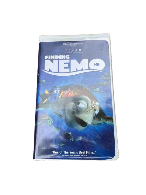 WALT DISNEY PIXAR Finding Nemo VHS Video Tape Clamshell Case $12.85 ...