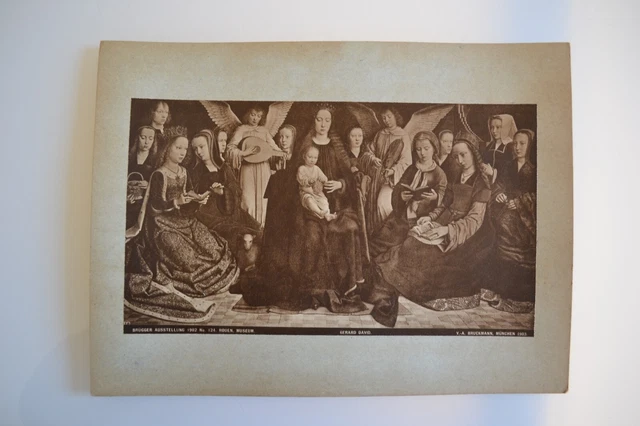 ANCIENNE PHOTO ALBUMINE vers 1880 de tableau ancien Gheeraert David EUR 9,90 - PicClick FR