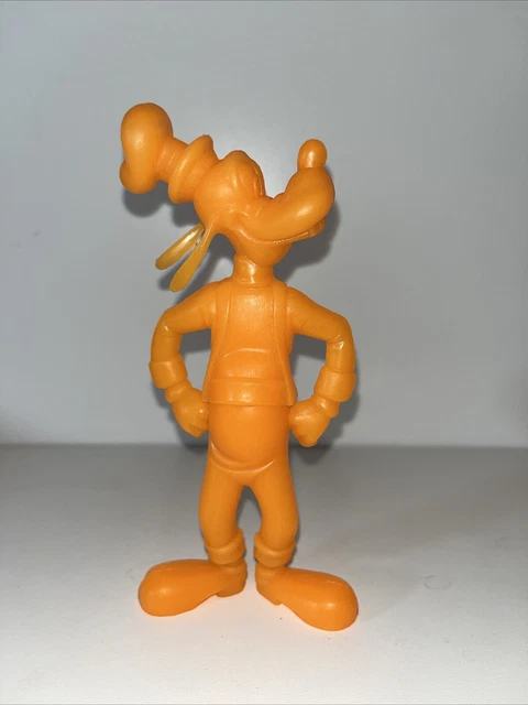 LOUIS MARX WALT Disney Goofy Orange Plastic Figure USA. Vintage Retro ...