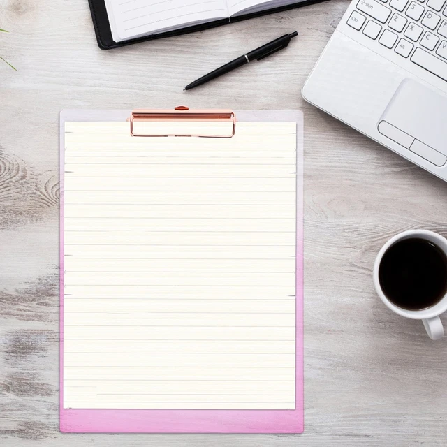 A4 CLIPBOARD WRITING Support Board A4 Document Clip Practical Clipboard ...