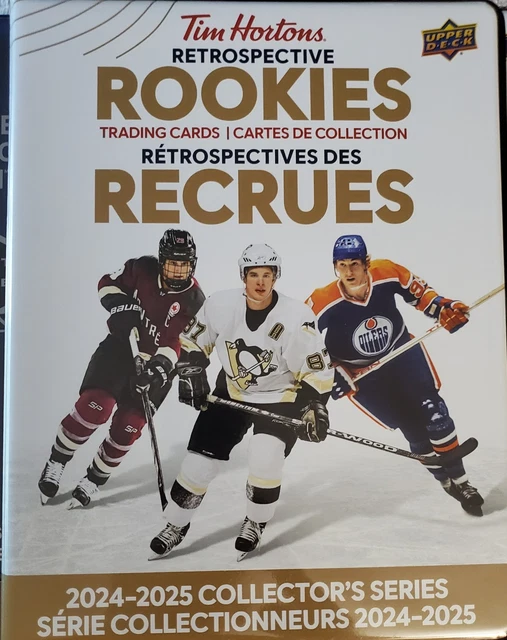 2024/2025 TIM HORTONS RETROSPECTIVE ROOKIES complete master set. $1,150 ...